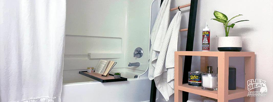 Easy DIY Wooden Ladder Towel Rack – Flex Seal Canada